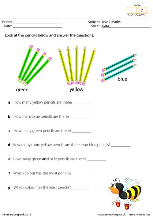 Year 1: Numeracy Printable Resources & Free Worksheets for Kids ...