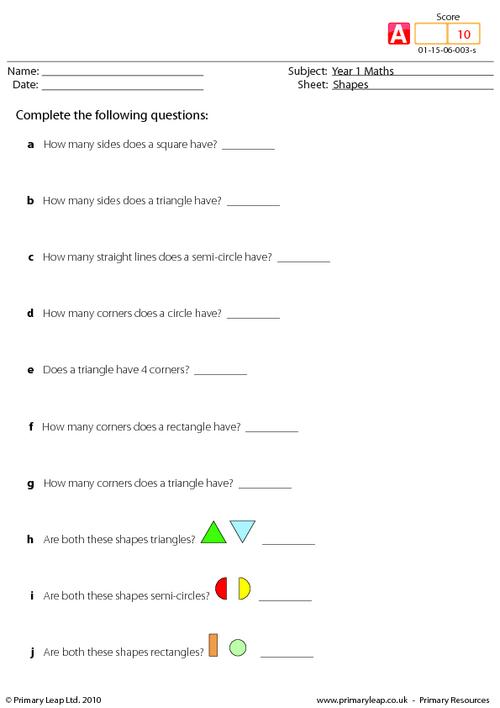 Year 1: Numeracy Printable Resources & Free Worksheets for Kids ...