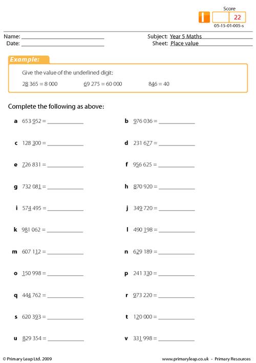 Numeracy: Sequences 1 | Worksheet | PrimaryLeap.co.uk