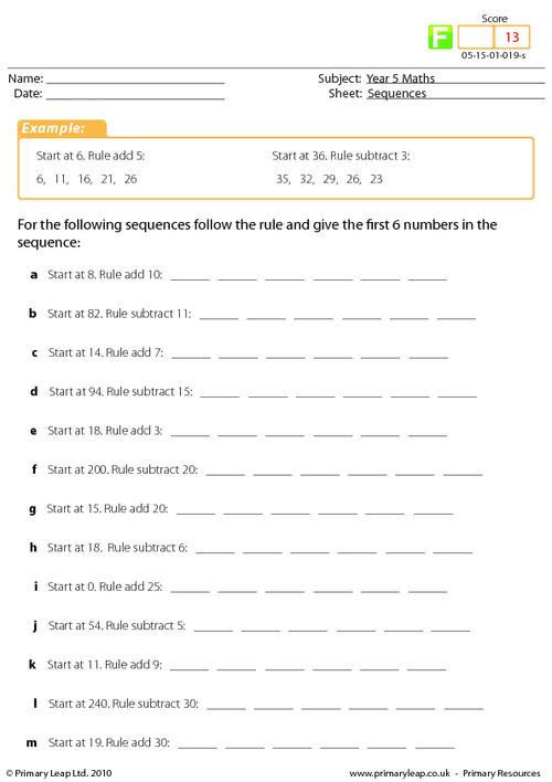 Year 5: Numeracy Printable Resources & Free Worksheets for Kids ...