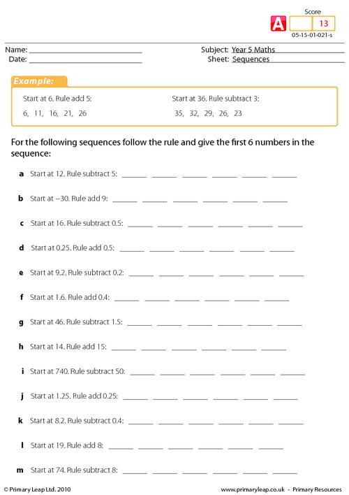Year 5: Numeracy Printable Resources & Free Worksheets for Kids ...