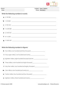 Numeracy: Sequences 1 | Worksheet | PrimaryLeap.co.uk