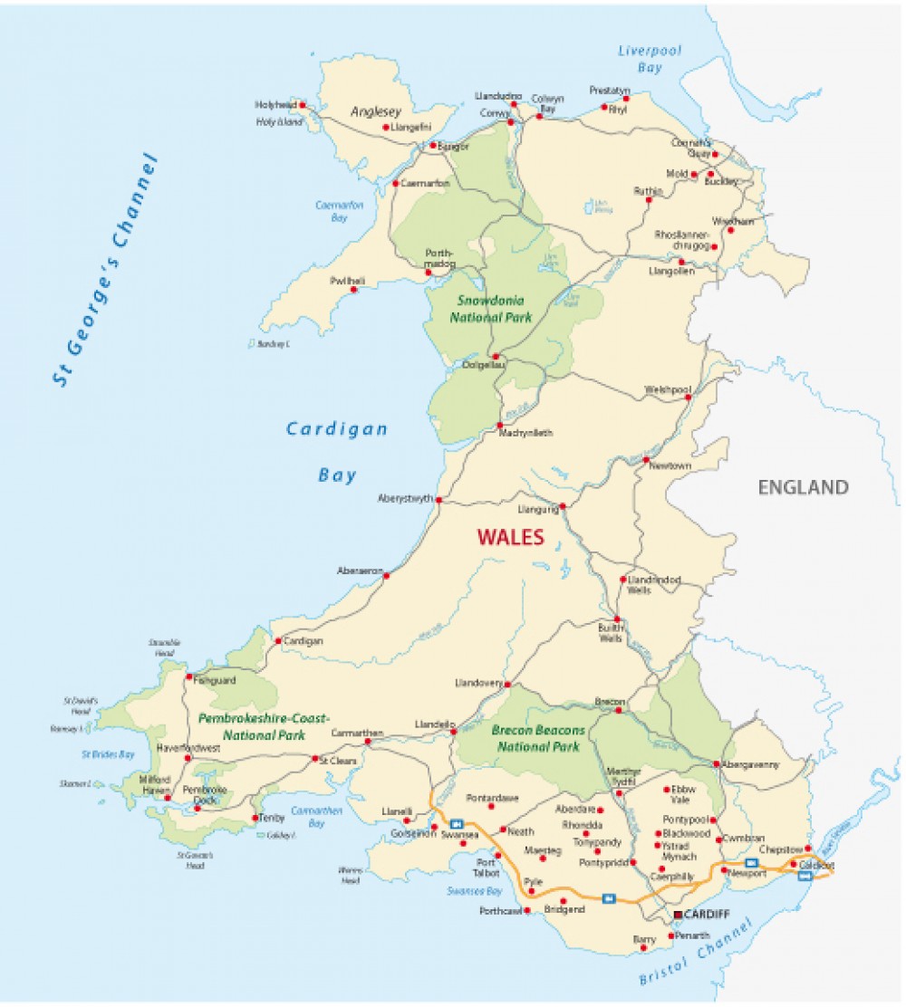 Geography: Wales: Level 1 activity for kids | PrimaryLeap.co.uk